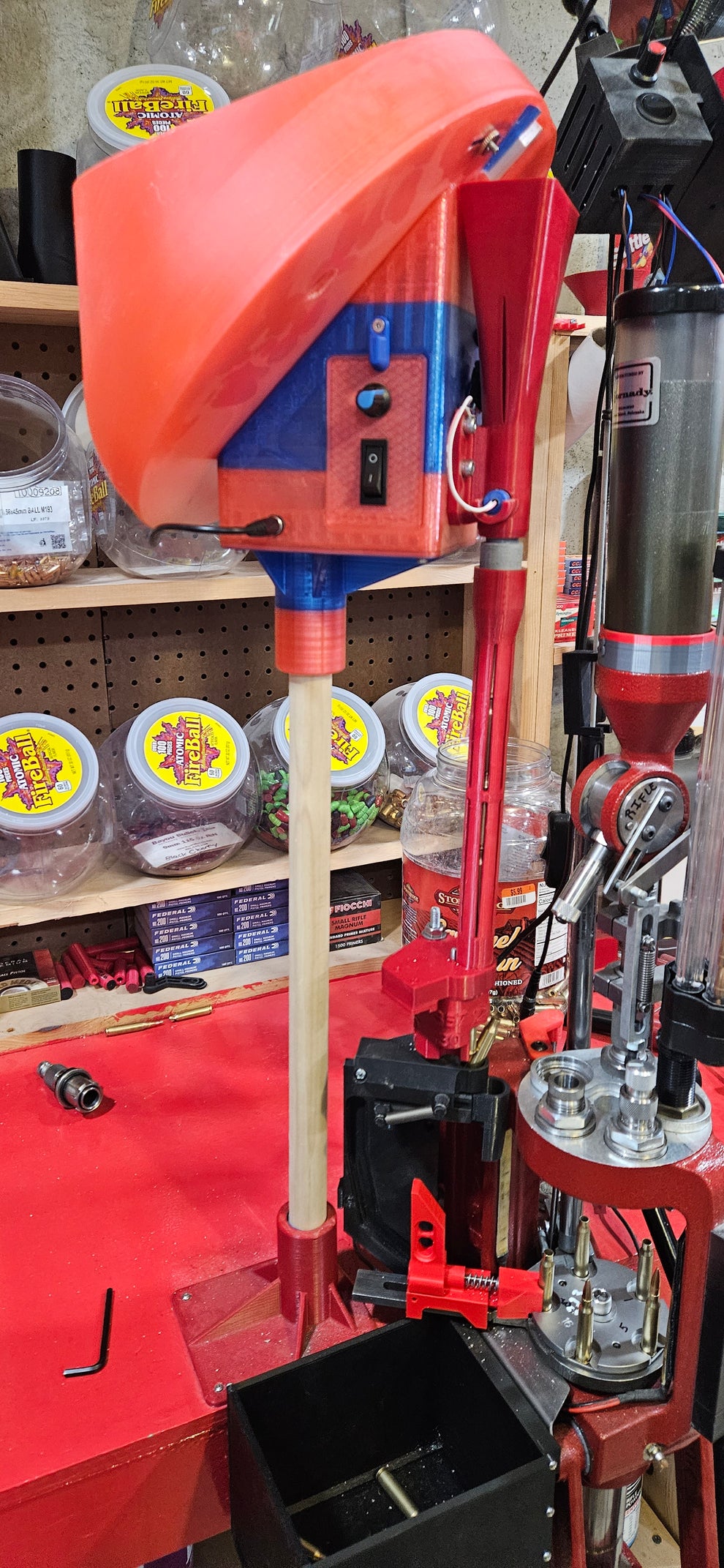 Powered Case Feeder Adapter Setup – 3d Reloaded